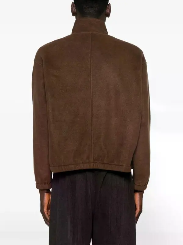 Auralee Half-zip Fleece Sweatshirt - Brown