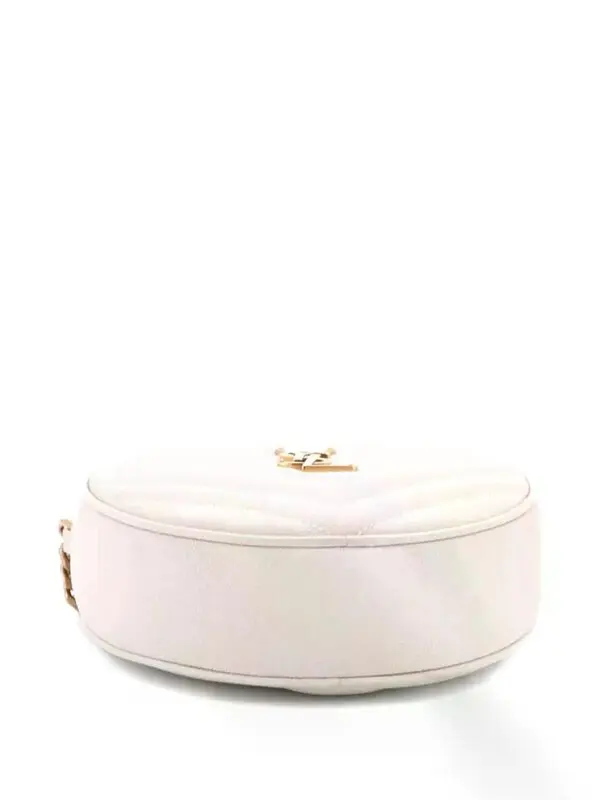 Saint Laurent Vinyle Round Camera Crossbody Bag