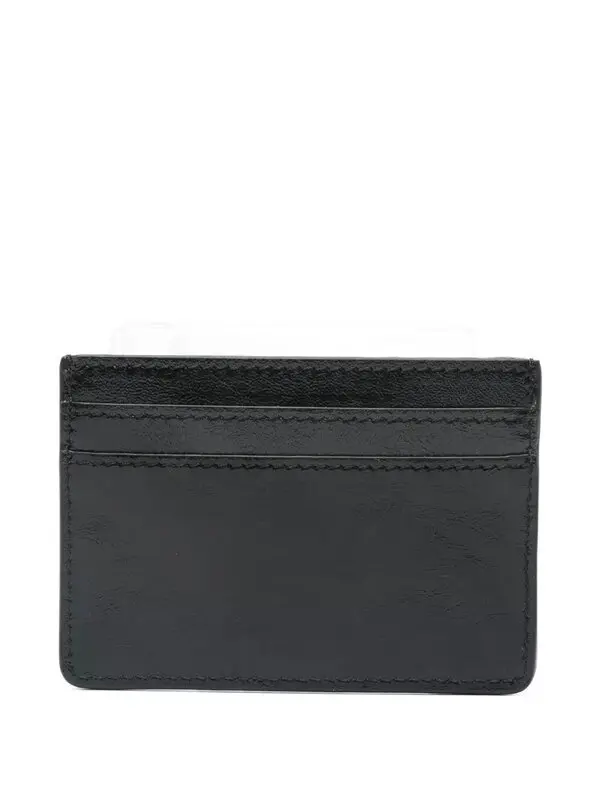 MARINE SERRE Smoth Leather Moon Charm Cardholder