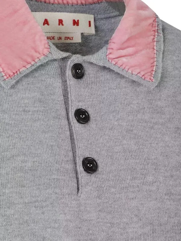 Marni Velvet Collar Polo