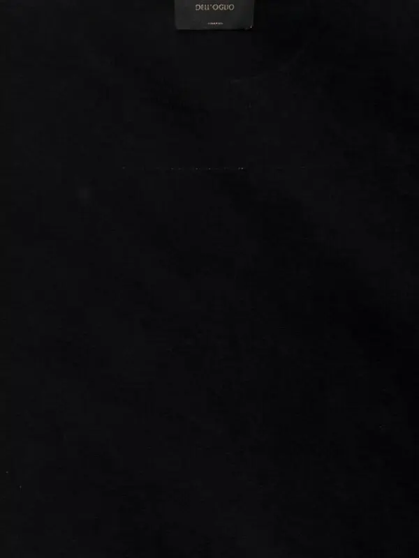 DELL'OGLIO Crew Neck Fine Knit Sweater - Blue