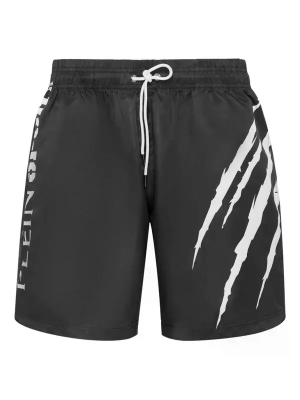 PLEIN SPORT Swim Shorts - Black