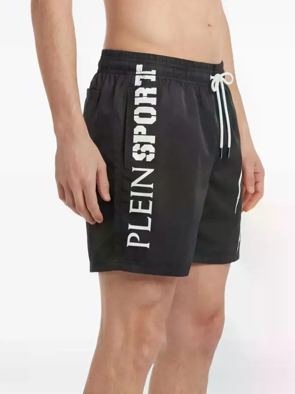 PLEIN SPORT Swim Shorts - Black