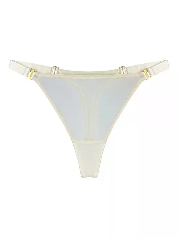 BORDELLE Signature Mesh Thong - Neutrals