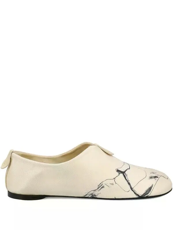 Loro Piana Graphic-print Loafers