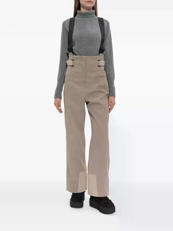 Sease Aoraki Suspender Ski Trousers - Brown