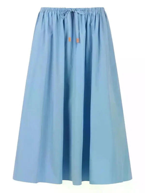 Marni Gathered Midi Skirt - Blue