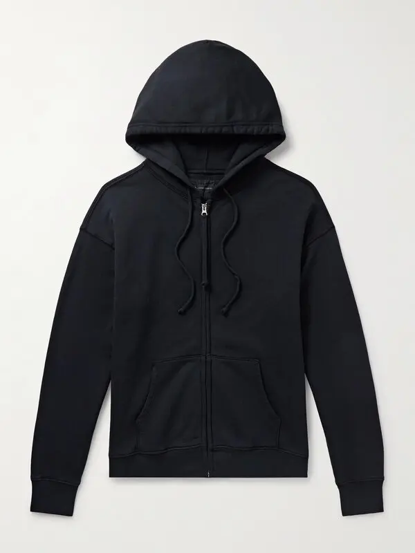 NILI LOTAN Brian Jersey Zip-up Hoodie