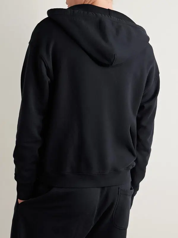 NILI LOTAN Brian Jersey Zip-up Hoodie