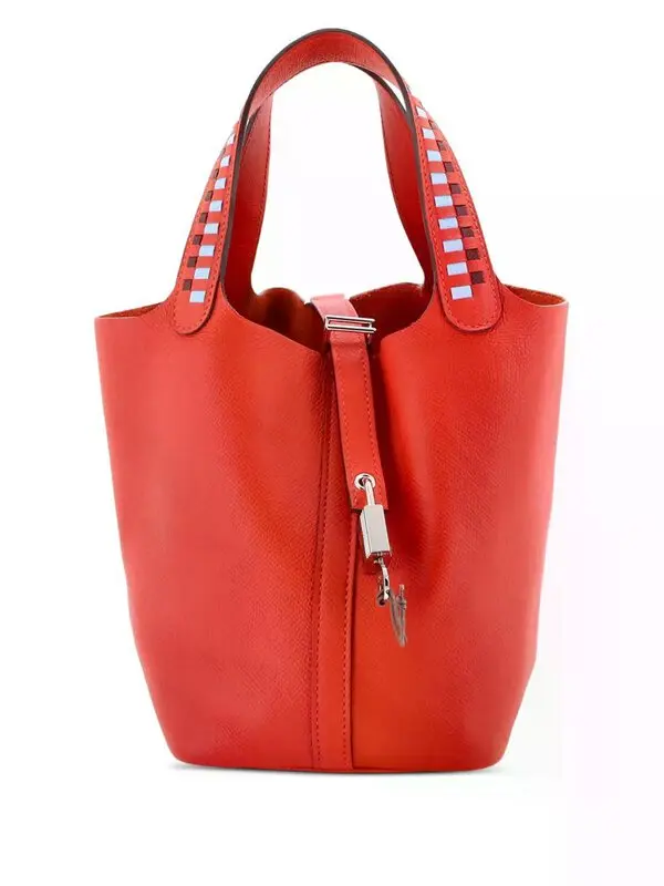 Hermès Picotin Lock Bag Tressage Epsom Pm - Blue