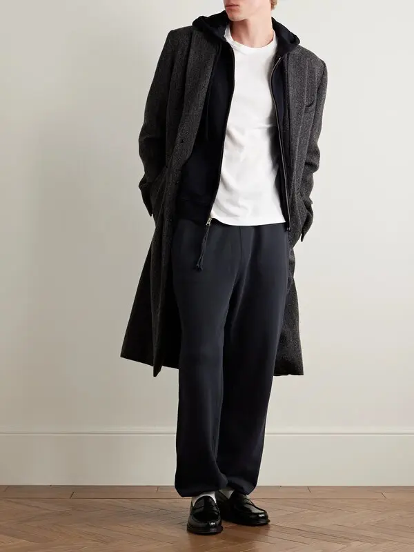 NILI LOTAN Enli Tapered Jersey Sweatpants