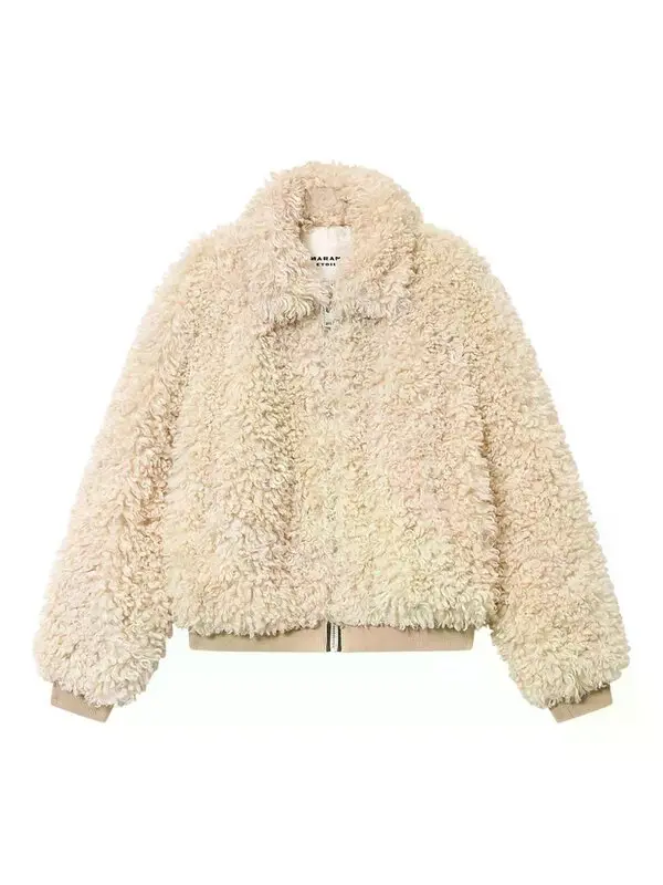 MARANT ETOILE Tayma Ribbed Jacket - Neutrals