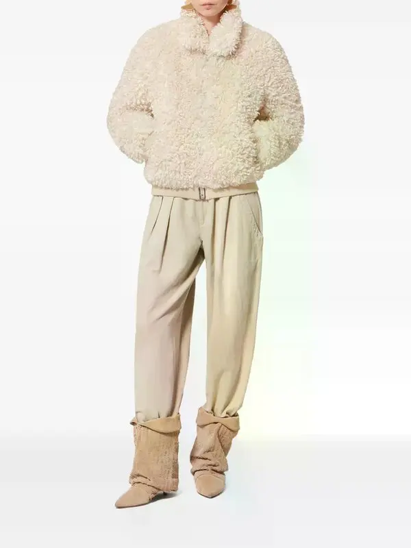 MARANT ETOILE Tayma Ribbed Jacket - Neutrals