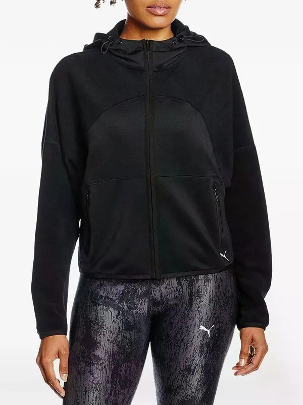 PUMA Yogini Zip-up Hoodie - Black