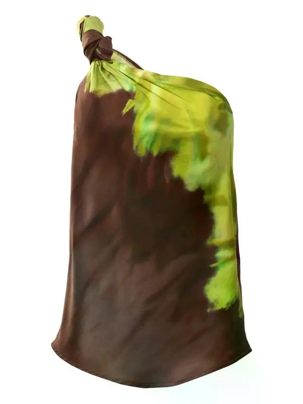 Silvia Tcherassi Yanet One-shoulder Blouse