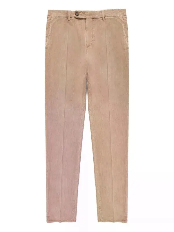 SLOWEAR Straight-leg Corduroy Trousers - Neutrals