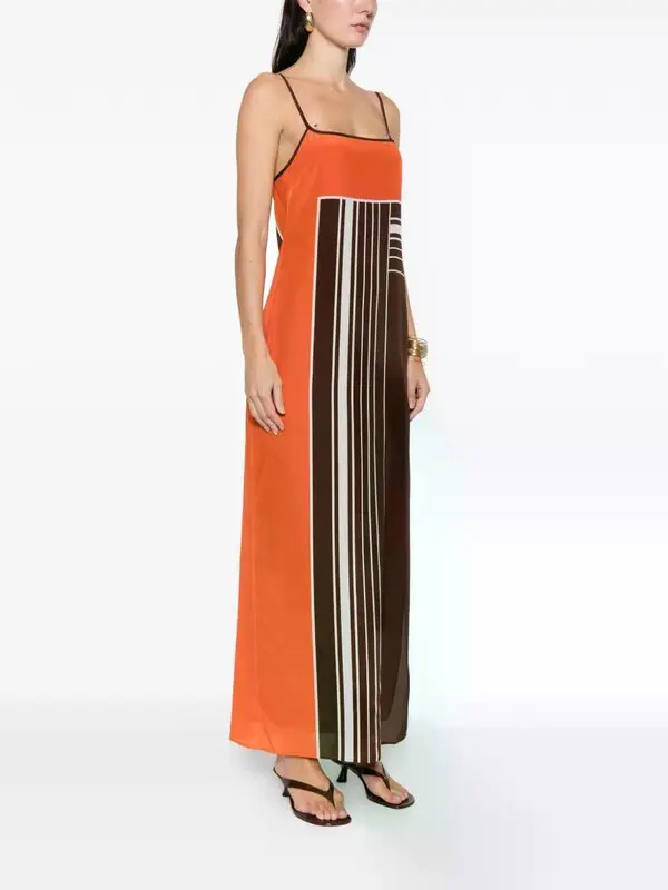 SIR. Destino Striped Maxi Dress