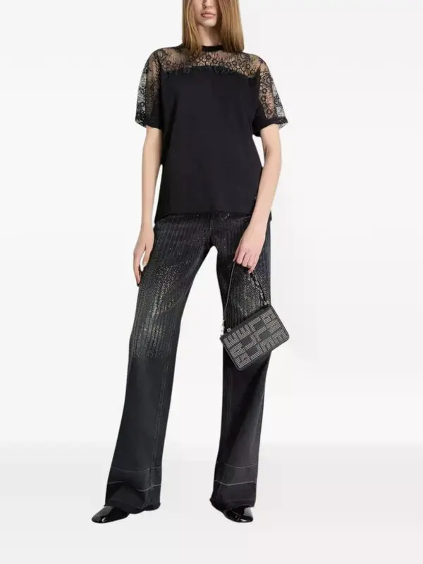 GAELLE Embellished Denim Jeans