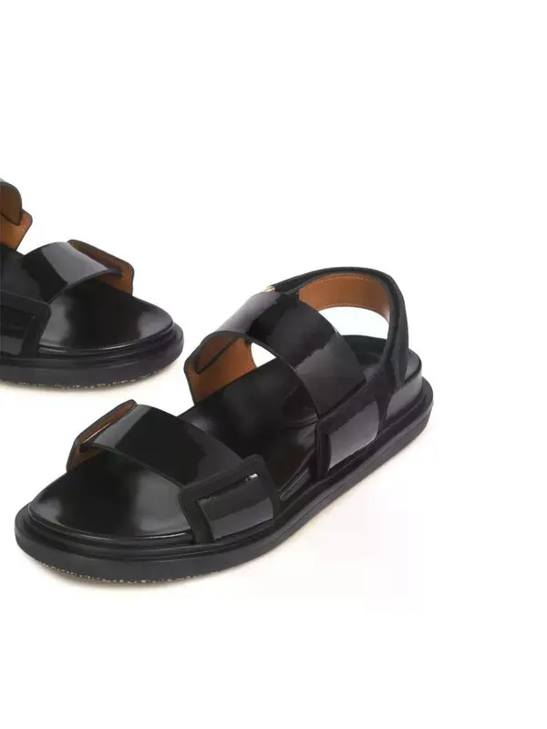 Marni Fussbett Double-strap Sandals - Black