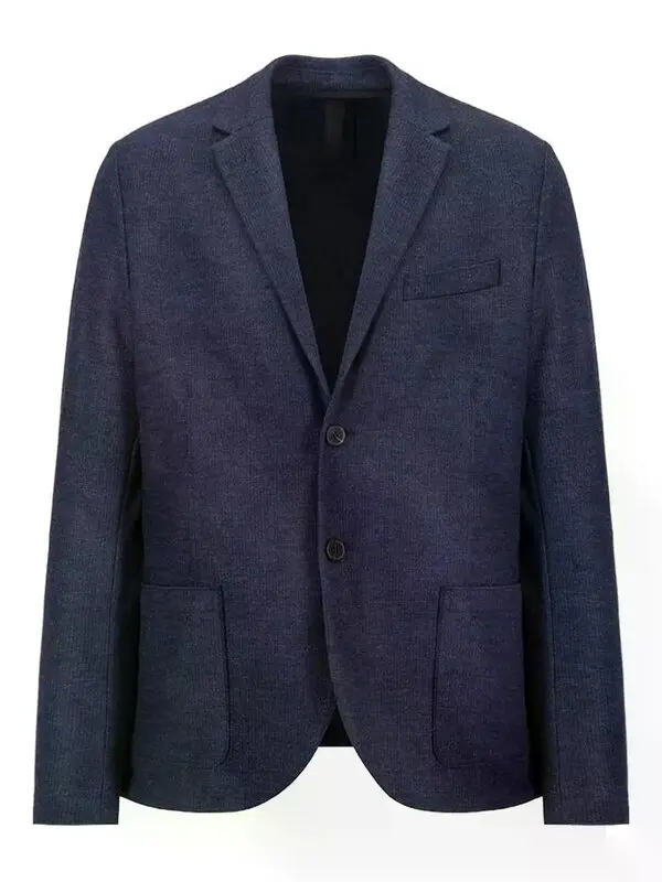 Harris Wharf London Single-breasted Wool Blazer - Blue
