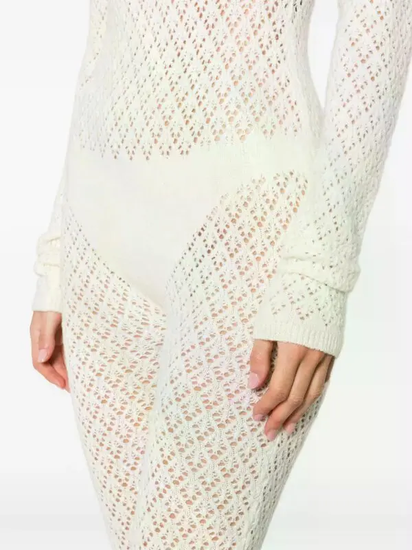 LANEUS Long-sleeve Knitted Jumpsuit