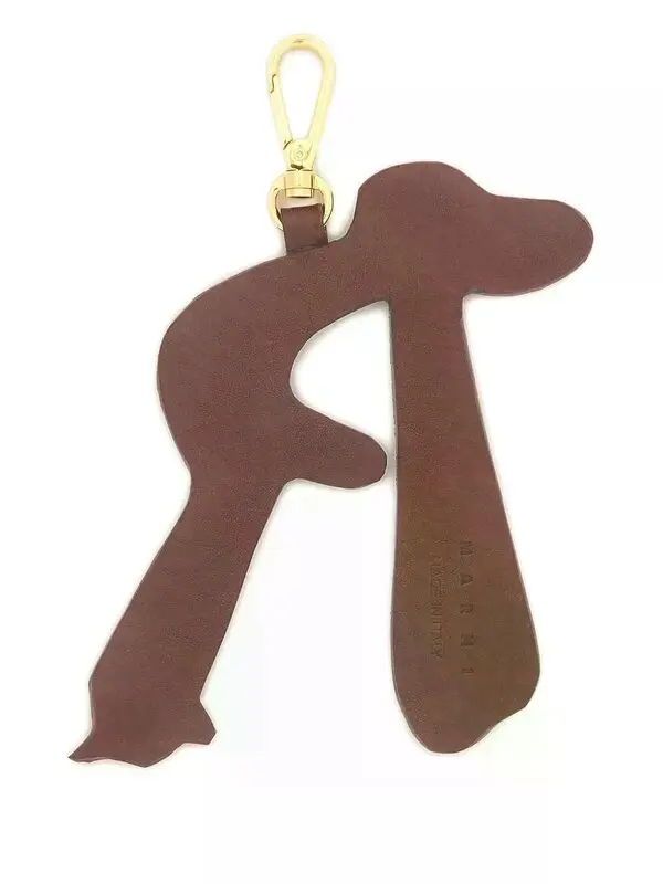 Marni Rhinestone-embellished Animal Charm Keyring