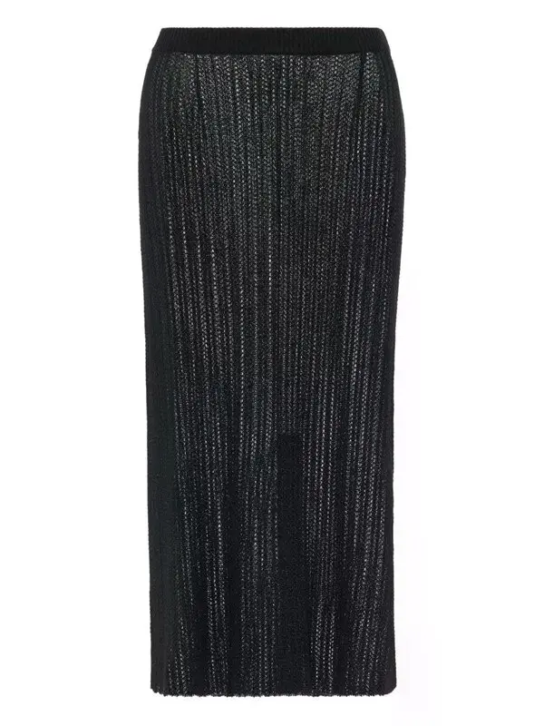 MAISON MARGIELA Slit Detail Midi Skirt