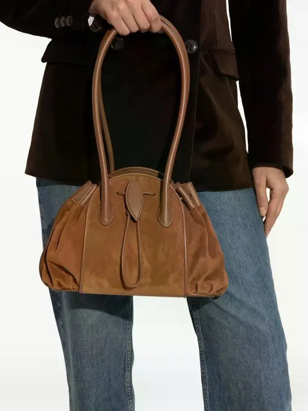 Marni Tulipea Drawstring-closure Shoulder Bag - Brown