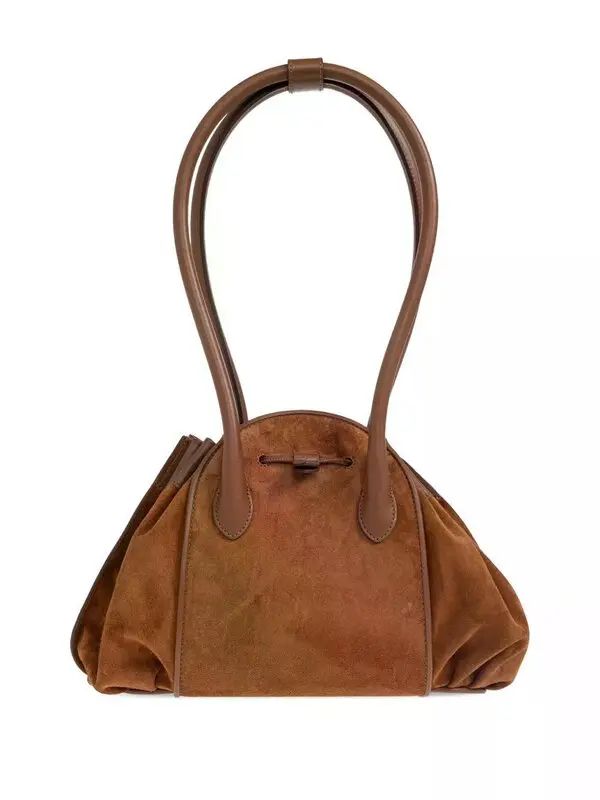 Marni Tulipea Drawstring-closure Shoulder Bag - Brown