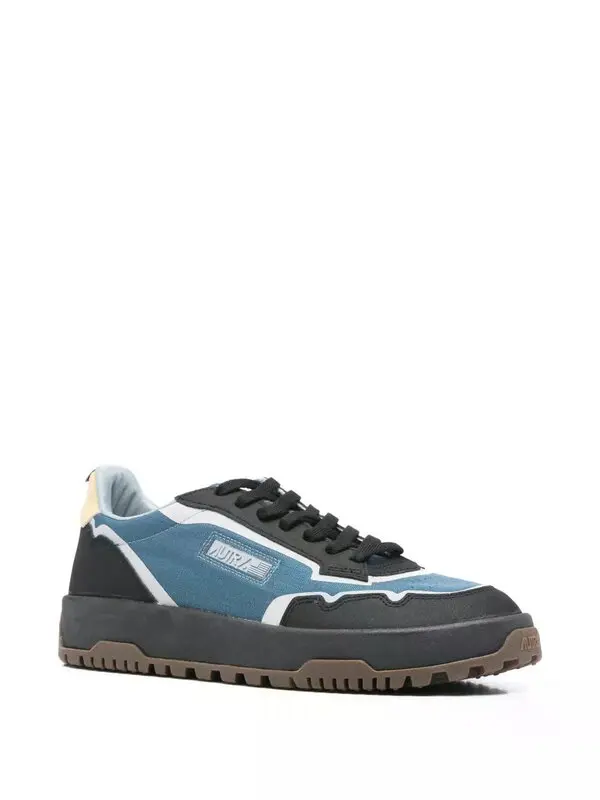AUTRY Wildpace Panelled Trainers - Black