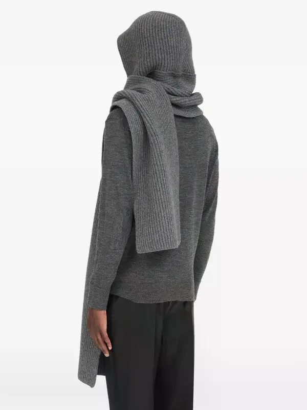 MAISON MARGIELA Ribbed Hooded Scarf