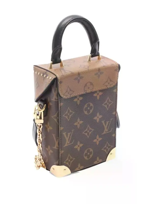 LOUIS VUITTON 2021-2025 Monogram Reverse Camera Box Satchel