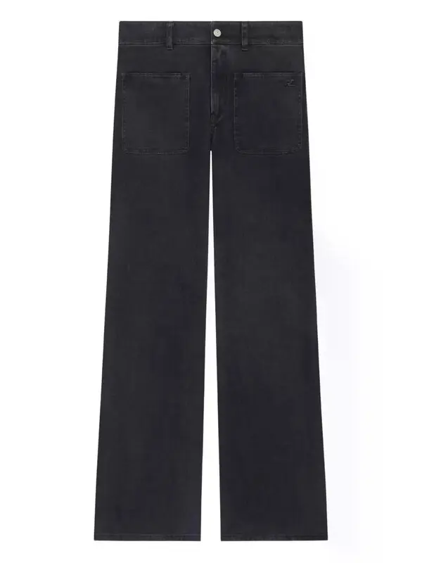 COURREGES Button-fastening Pocket Jeans