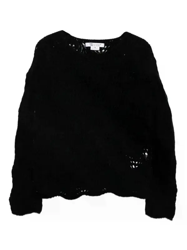 Comme Des Garçons Knitted Top - Black
