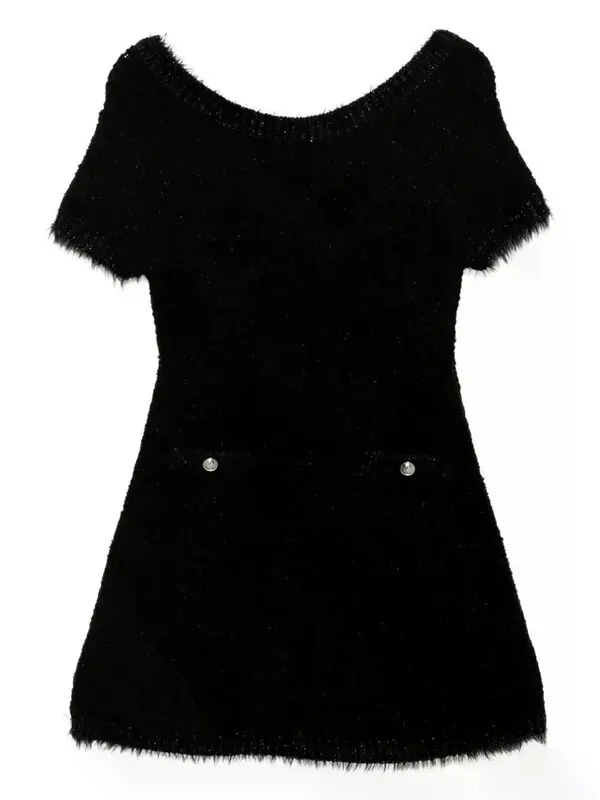 JUUN.J Logo-patched Knit Dress