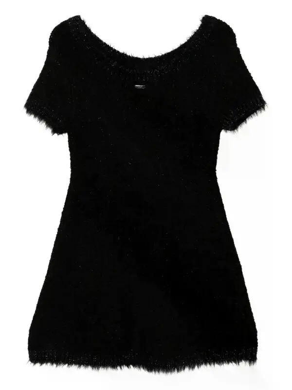 JUUN.J Logo-patched Knit Dress