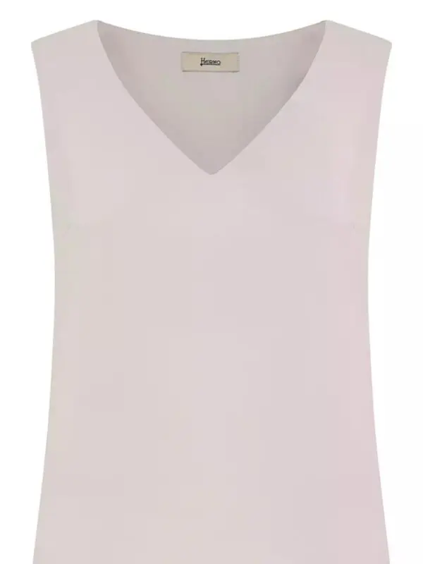 Herno Resort V-neck Top - Neutrals