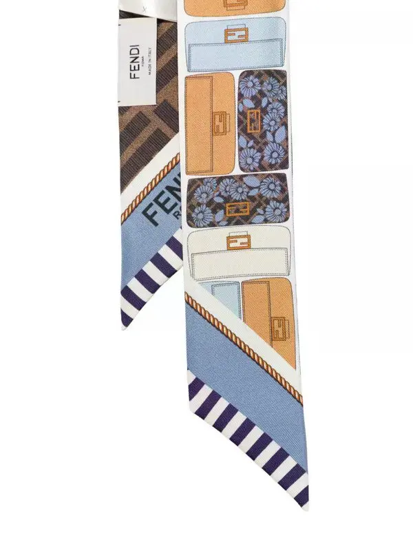 Fendi Graphic Print Scarf