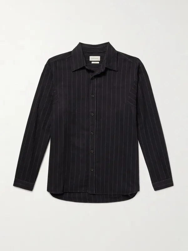 Oliver Peoples Garrison Striped Organic Cotton Shirt