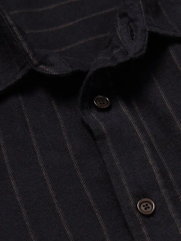 Oliver Peoples Garrison Striped Organic Cotton Shirt
