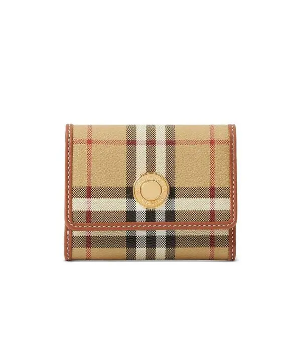 Burberry Small Check Folding Wallet