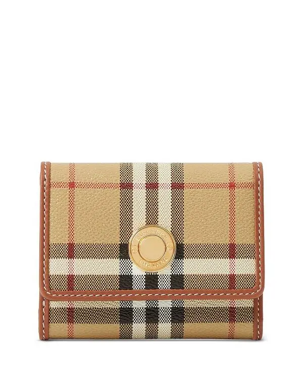 Burberry Small Check Folding Wallet