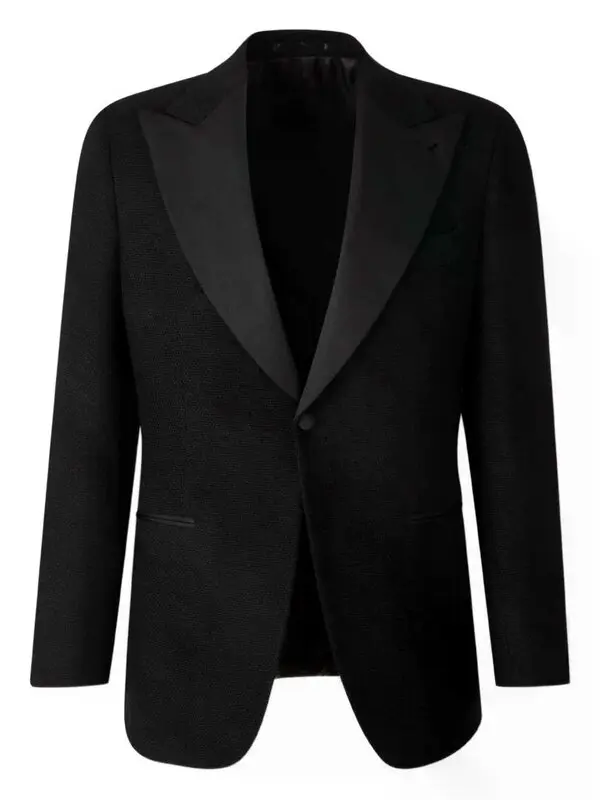 ATELIER MUNRO Peaked-lapel Jacket - Black