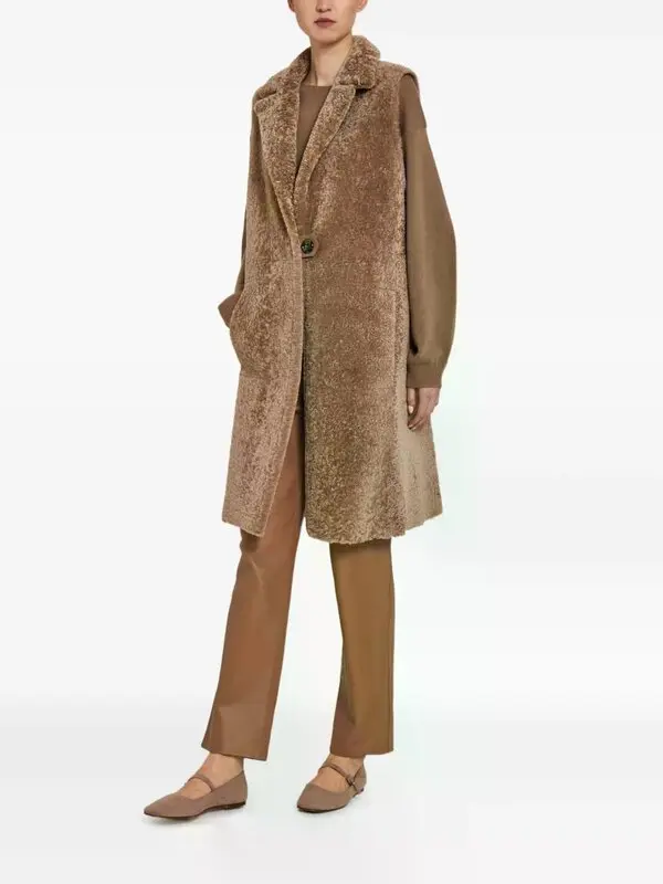 MANZONI 24 Buttoned Textured Coat