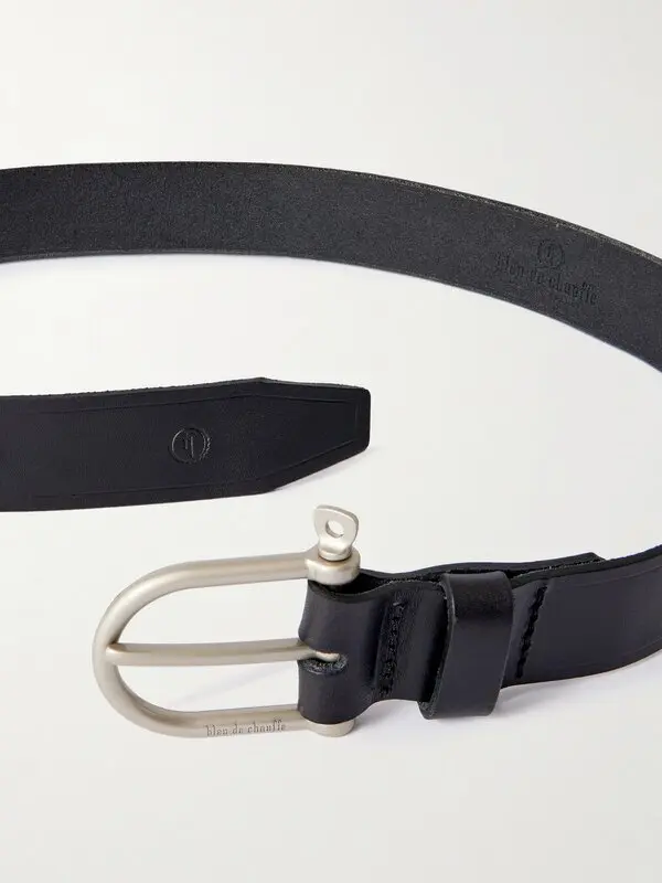 BLEU DE CHAUFFE Manille Leather Belt