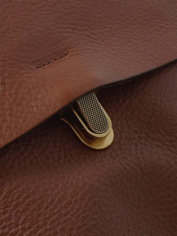 BLEU DE CHAUFFE Zeppo Duo Full-grain Leather Briefcase