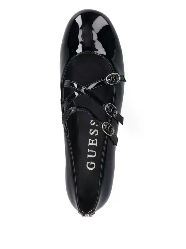 Guess Buckle-fastening Ballet Flats