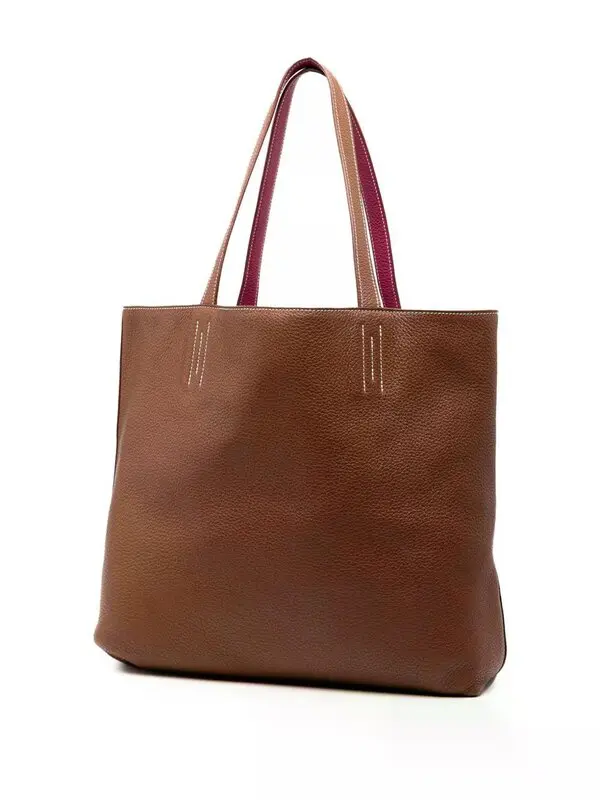 Hermès Clemence Double Sens 36 Tote Bag - Brown