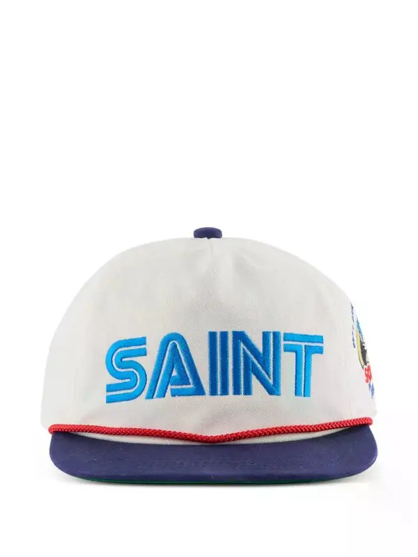 SAINT MXXXXXX X Sega Embroidered Baseball Cap - White