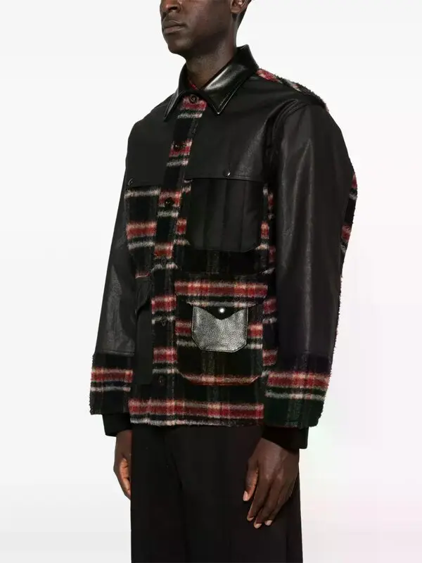 Junya Watanabe X Comme Des Garçons Check Panelled Jacket